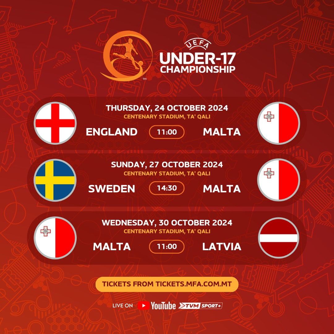 Coach Francesco Macri announces 20-man squad for UEFA Euro Under-17 ...