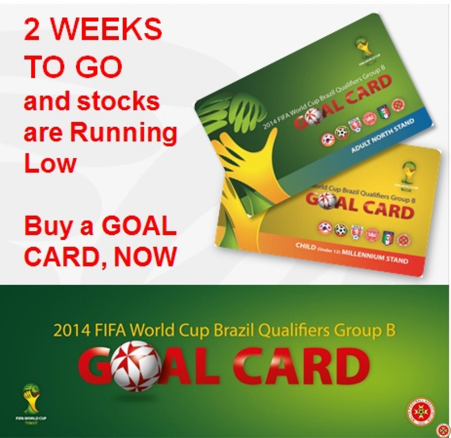 DISTRIBUTION OF GOAL CARDS