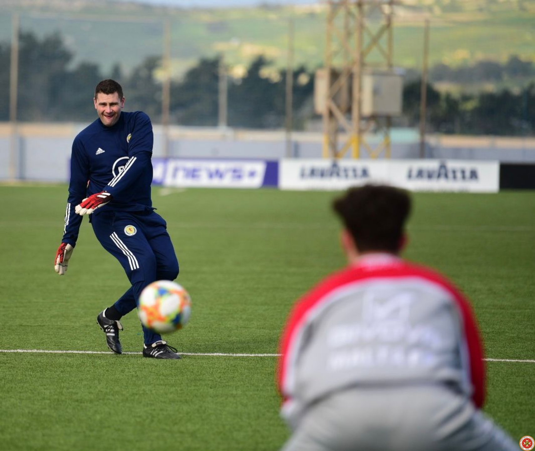 Scottish FA’s Fraser Stewart animates a CPD session